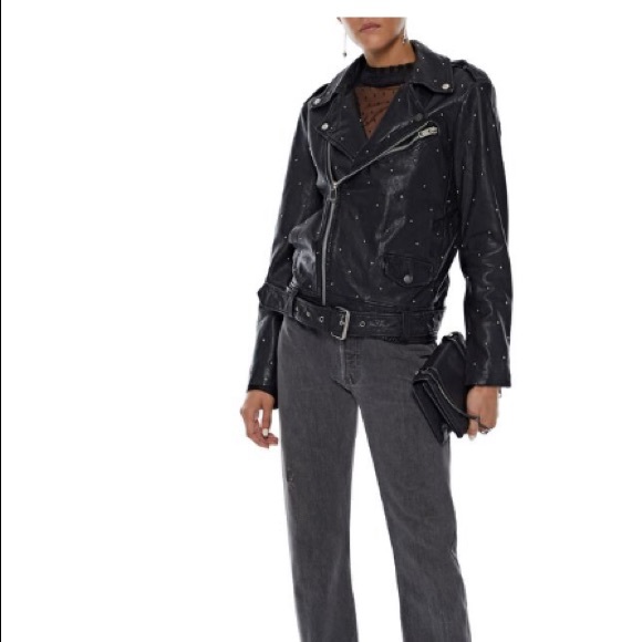 Walter Baker | Jackets & Coats | Walter Baker Leather Moto Jacket ...